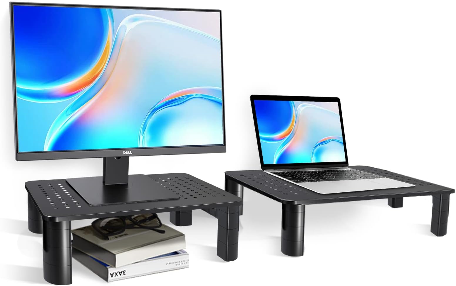 Amazon.com: Innovera 55050 Large Monitor Stand with Cable Management ...