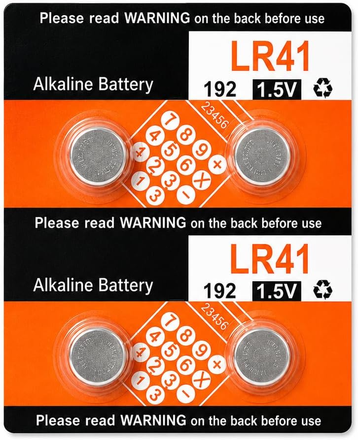 Lr41 Ag3 Lr736 392 392A 192 Sr41 Button Coin Cell Battery - Pack of 4 ...
