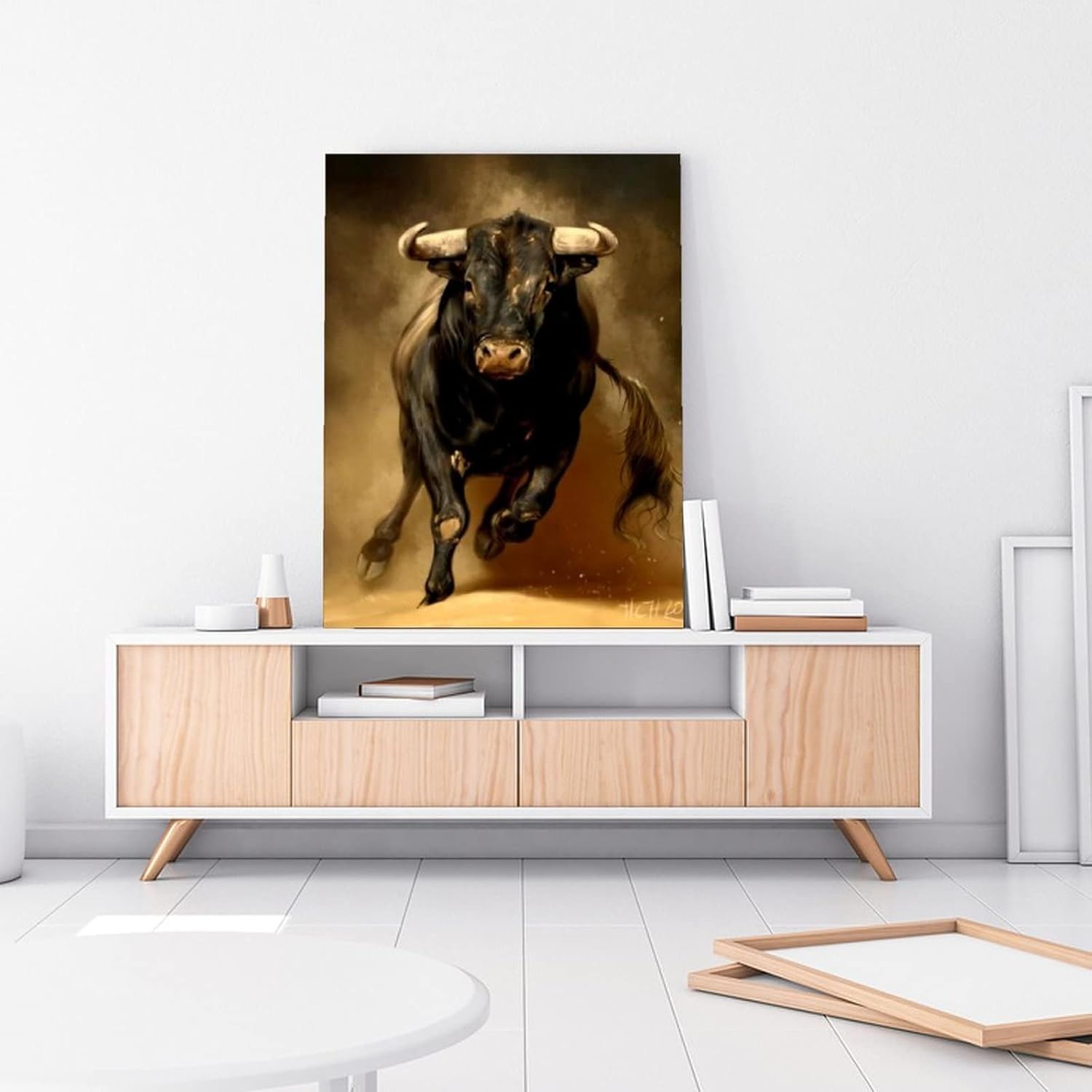 ToMart Arte de pared póster creativo de dibujos de animales cuadro de ...