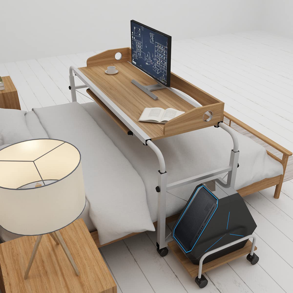 Snapklik.com : SogesHome 55 Overbed Table