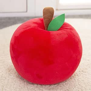 Amazon.com: Simulation Apple Pillow Decorative Apple Shaped Throw ...