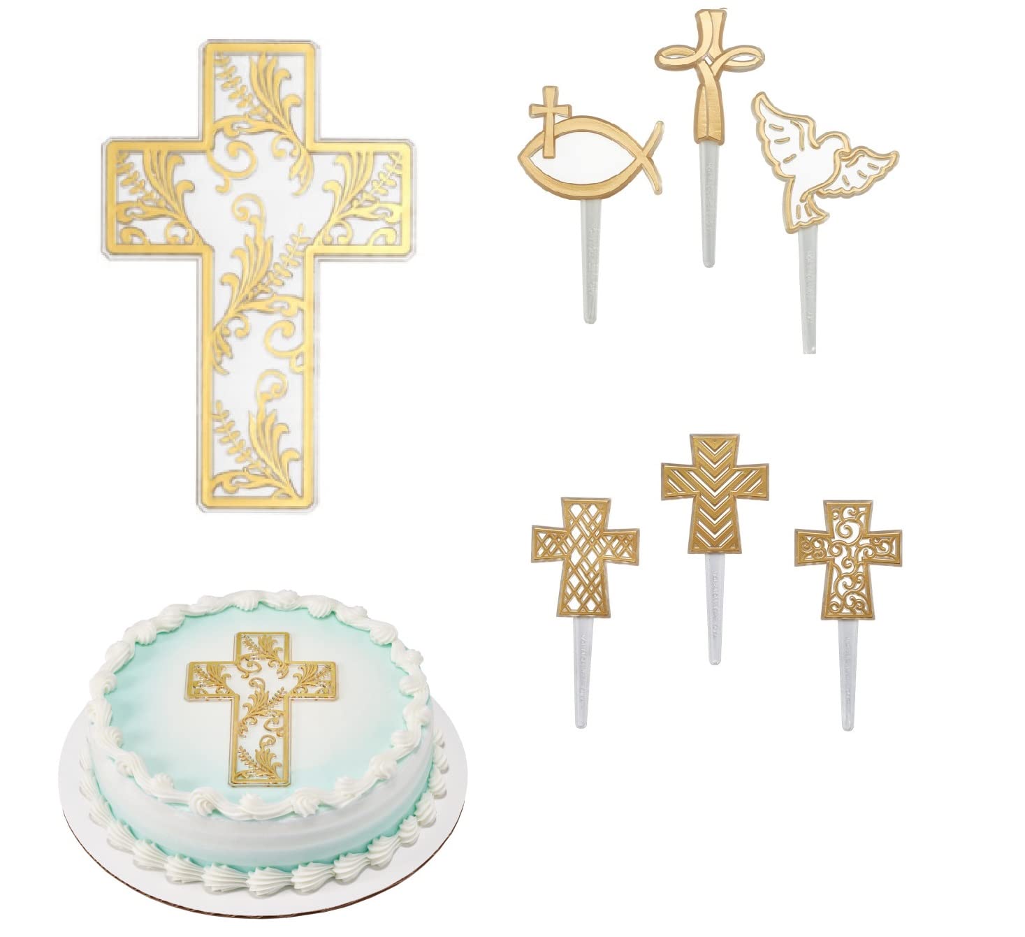 Snapklik.com : Religious Cake Set, Easter, Communions, Confirmations ...