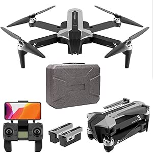 Foldable Drone Brushless Motor, GPS Drone with Camera for Adults 4K HD ...