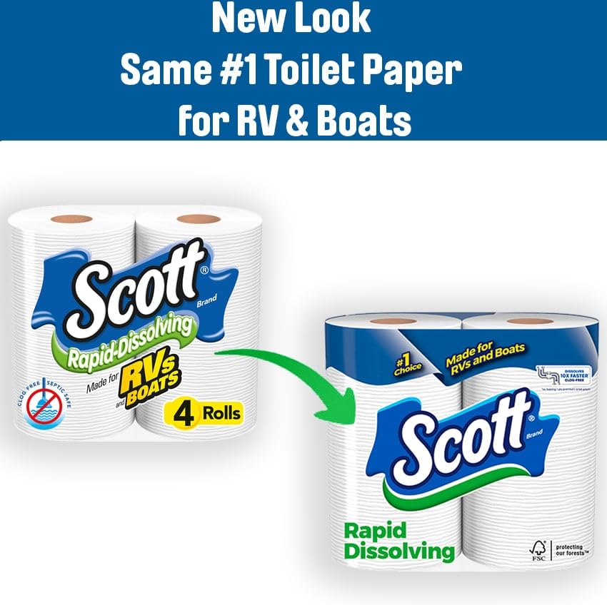 Snapklik.com : Scott Rapid-Dissolving Toilet Paper