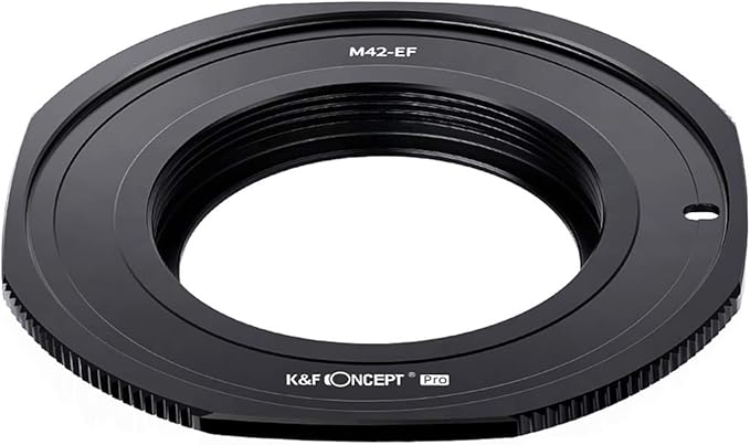 Amazon | K&F Concept レンズマウントアダプター Pシリーズ KF-42EF.P（M42マウントレンズ → キヤノンEFマウント変換） | アダプタ 通販