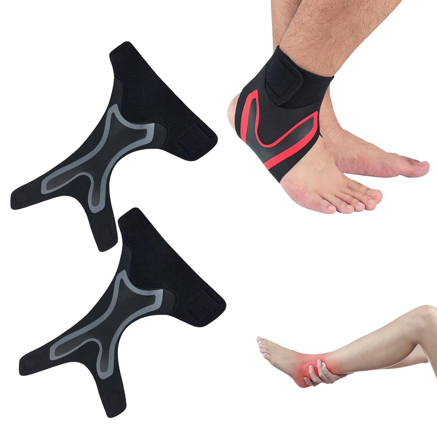 Amazon.com: LUAUTO Tryxwrap Foot Wrap - Tryx Foot Wrap - Ankle Brace ...
