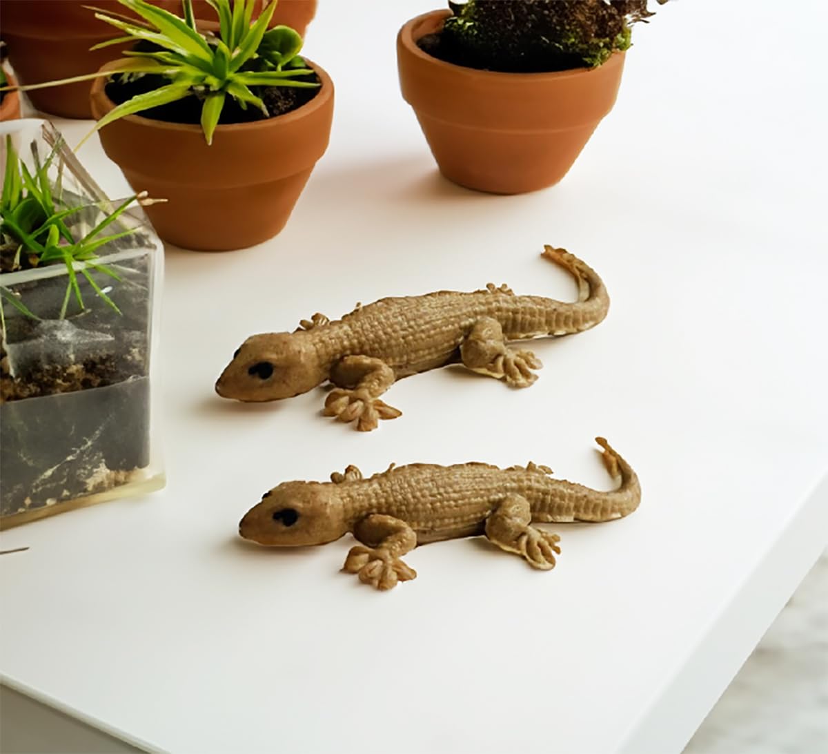 Buy BITONA® 2 Pc Rubber Lizards Looks Real Toys Figure for Prank, gags ...