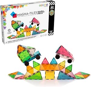 Magna-Tiles Cars 2 pièces - Pièces magnétiques de Construction 3D ...
