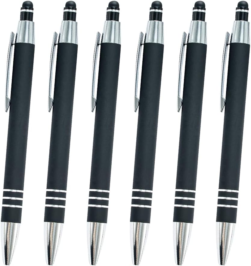 Amazon.com : UUYYEO 6 Pcs Stylus Tip Ballpoint Pens Retractable Ball ...