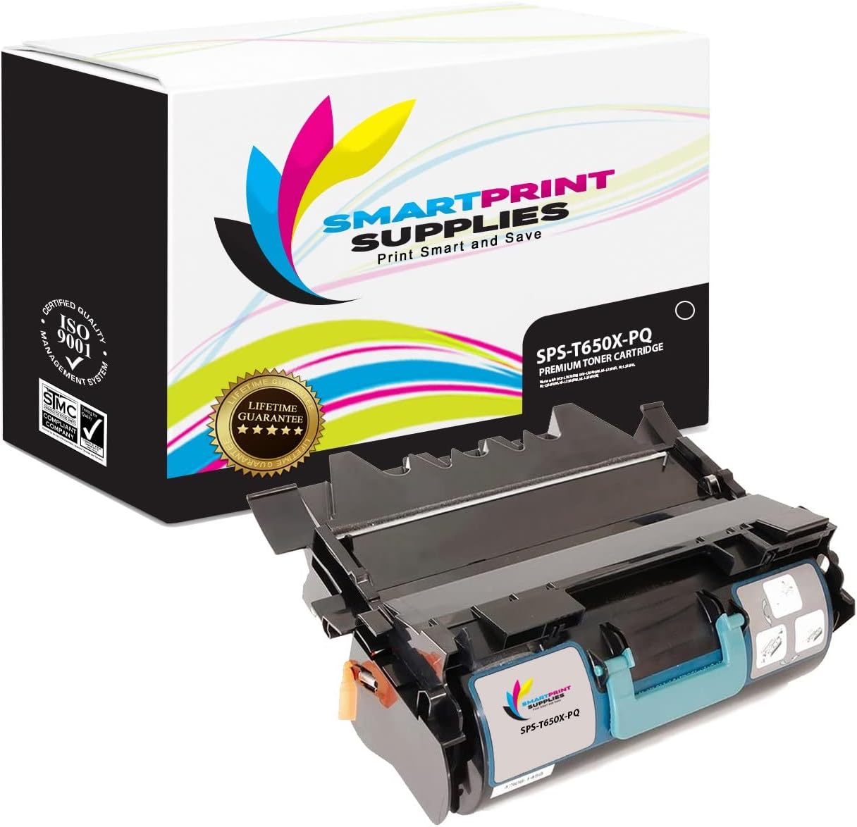 Amazon.com: Smart Print Supplies Compatible T650H21A Black High Yield Toner Cartridge ...