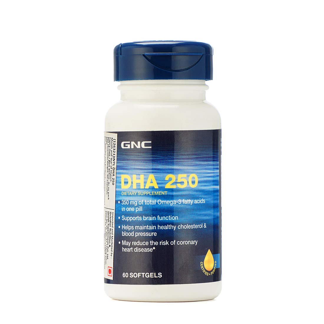 Buy GNC DHA 250 Softgel Capsules - 60 Count Online at Low Prices in ...