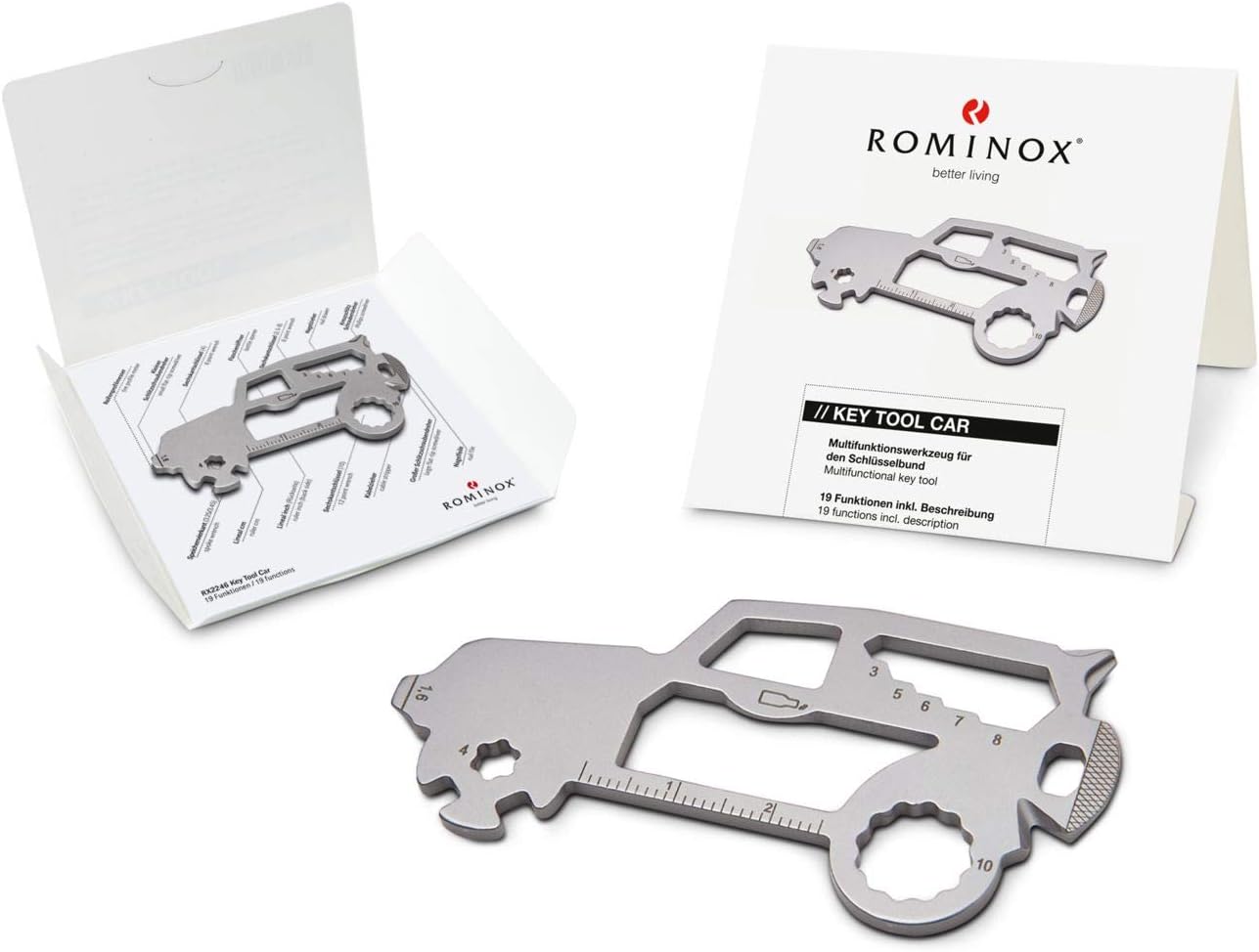 Gifts: ROMINOX Key Tool // Car, 19 Functions Keytool, Stainless Steel ...