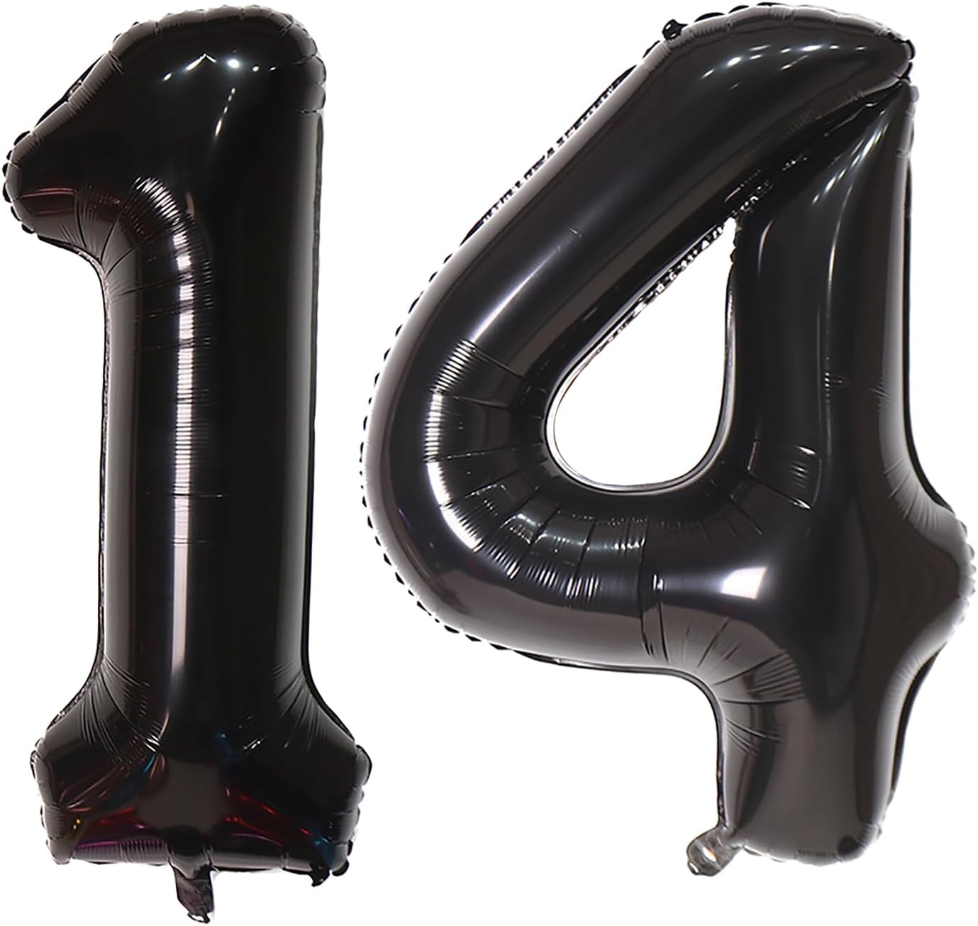 Amazon.com: 40in Black Number 14 Balloons for Birthday Party ...