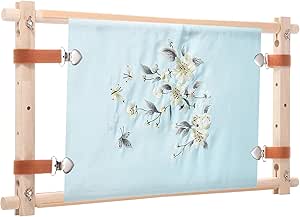 Amazon.com: PATIKIL Needlepoint Embroidery Tapestry Scroll Frame, 21 ...