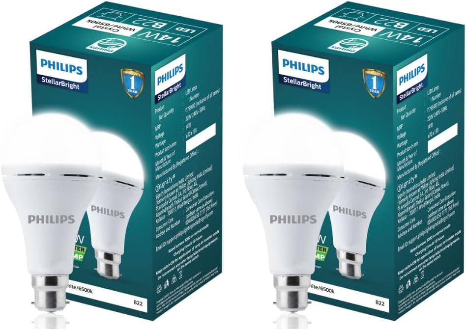 Buy PHILIPS 14W NEO Emergency LED Bulb | Stellar Bright B22 Inverter ...