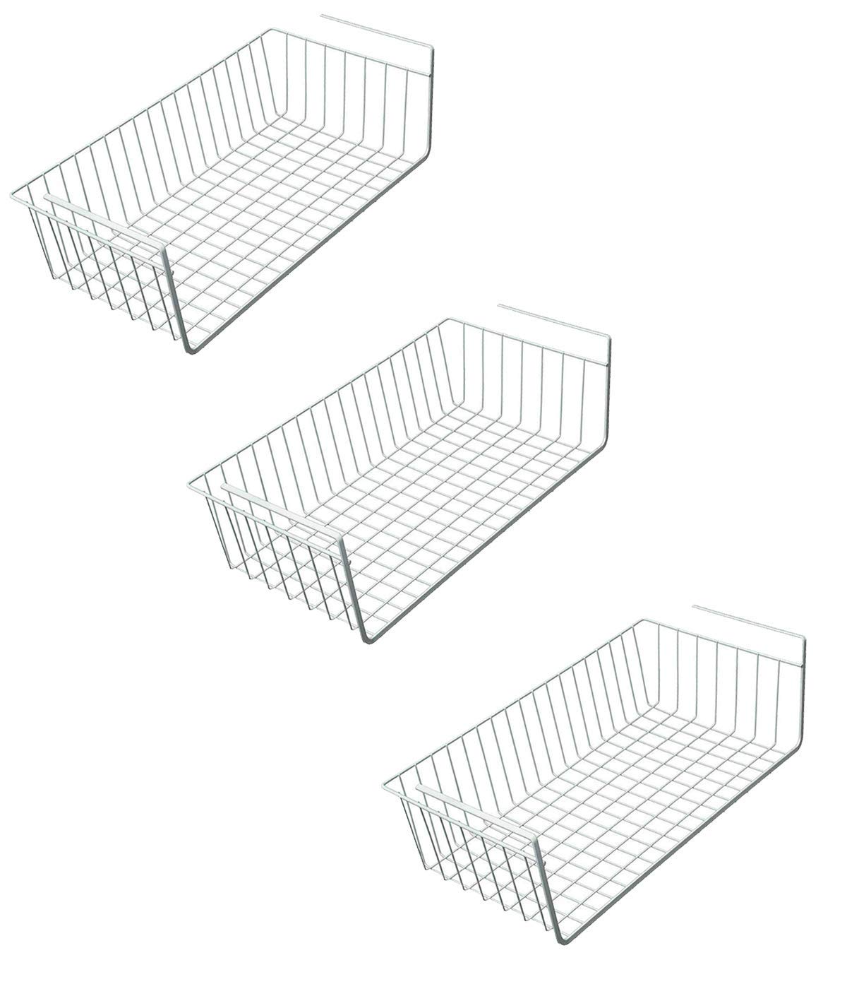 Bianco Under Shelf Basket 16 Inch Wire Rack Cabinet Storage Basket ...
