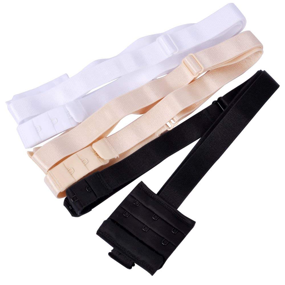 Lady Up Women's Low Back Bra Converter, Adjustable Bra Strap Extender ...