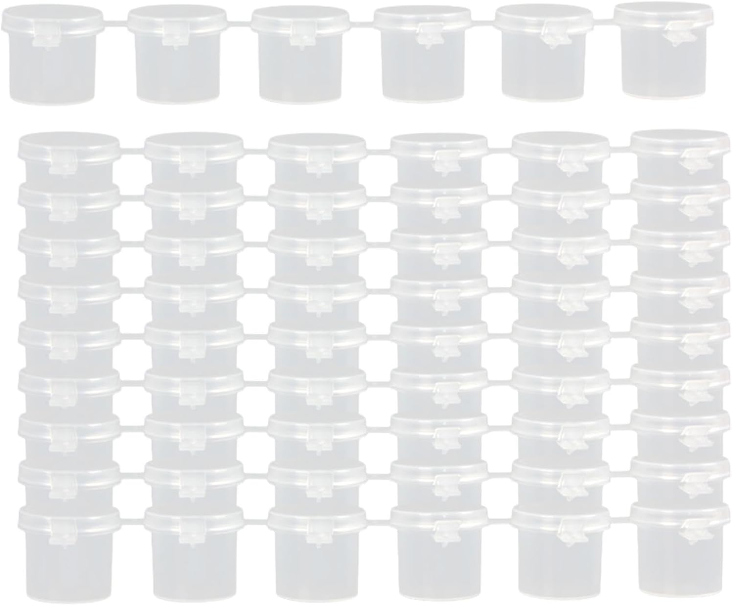 rockible Empty Paint Pots Strips Acrylic Paint Containers Crafts Adult ...