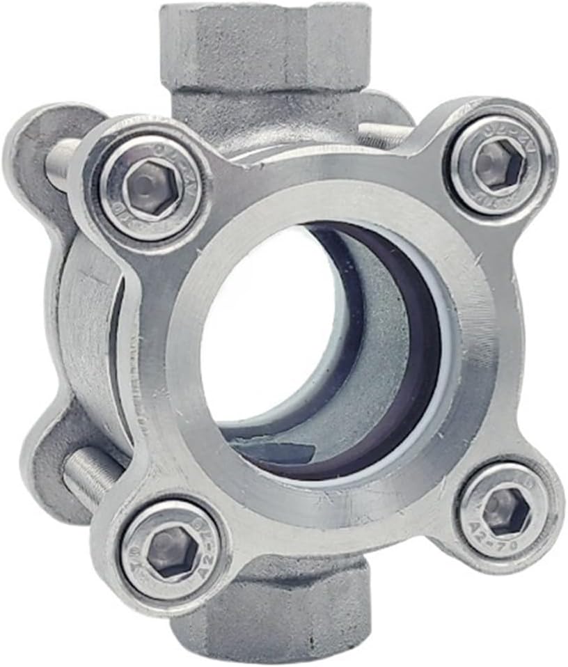 Amazon.com: 304 Stainless Steel Straight Through Sight Glass SG03-ZT11 ...