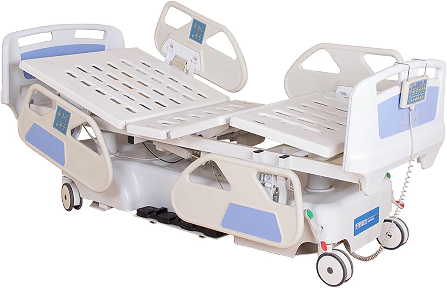 Amazon.com: 6 Functions Electric Medical Bed, ICU Electric Hospital Bed ...