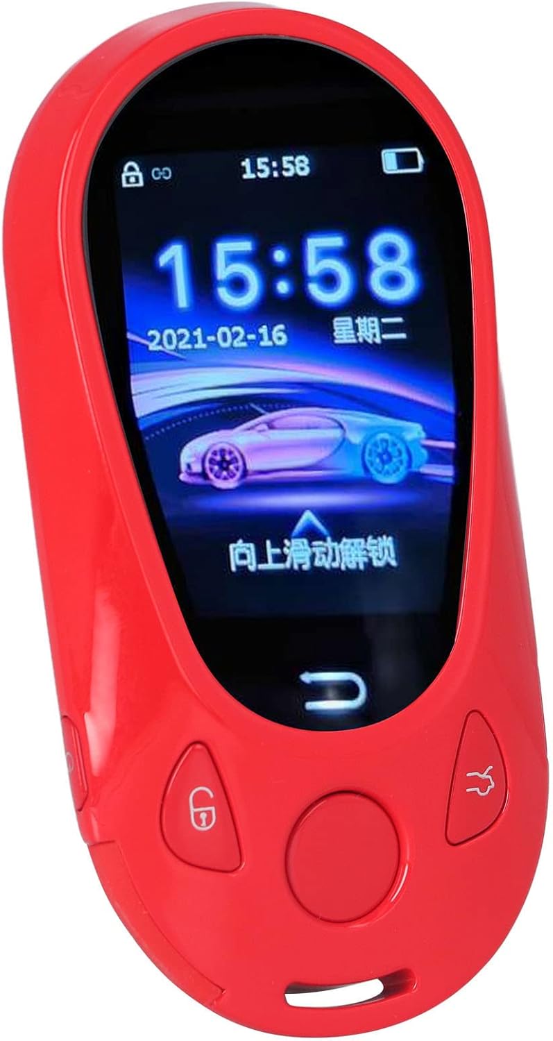 Amazon.com: LCD Remote Key Glossy Aluminum Alloy ABS Easy Operation ...