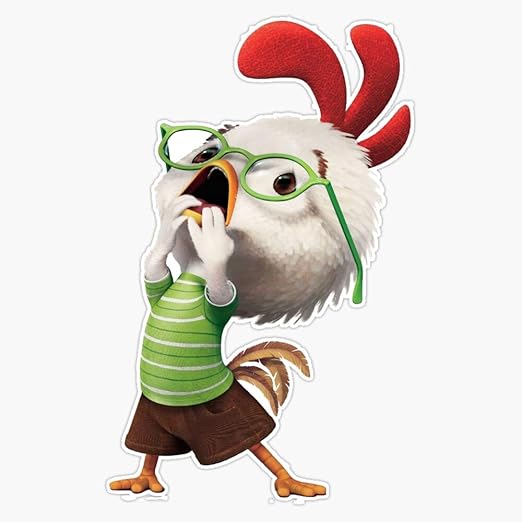 Amazon.com - Chicken Little Vinyl Waterproof Sticker Decal Car Laptop ...