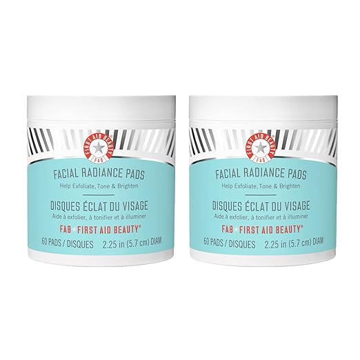Amazon.com: First Aid Beauty - Facial Radiance Pads with Glycolic ...