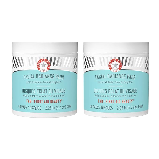 Amazon.com: First Aid Beauty - Facial Radiance Pads with Glycolic ...