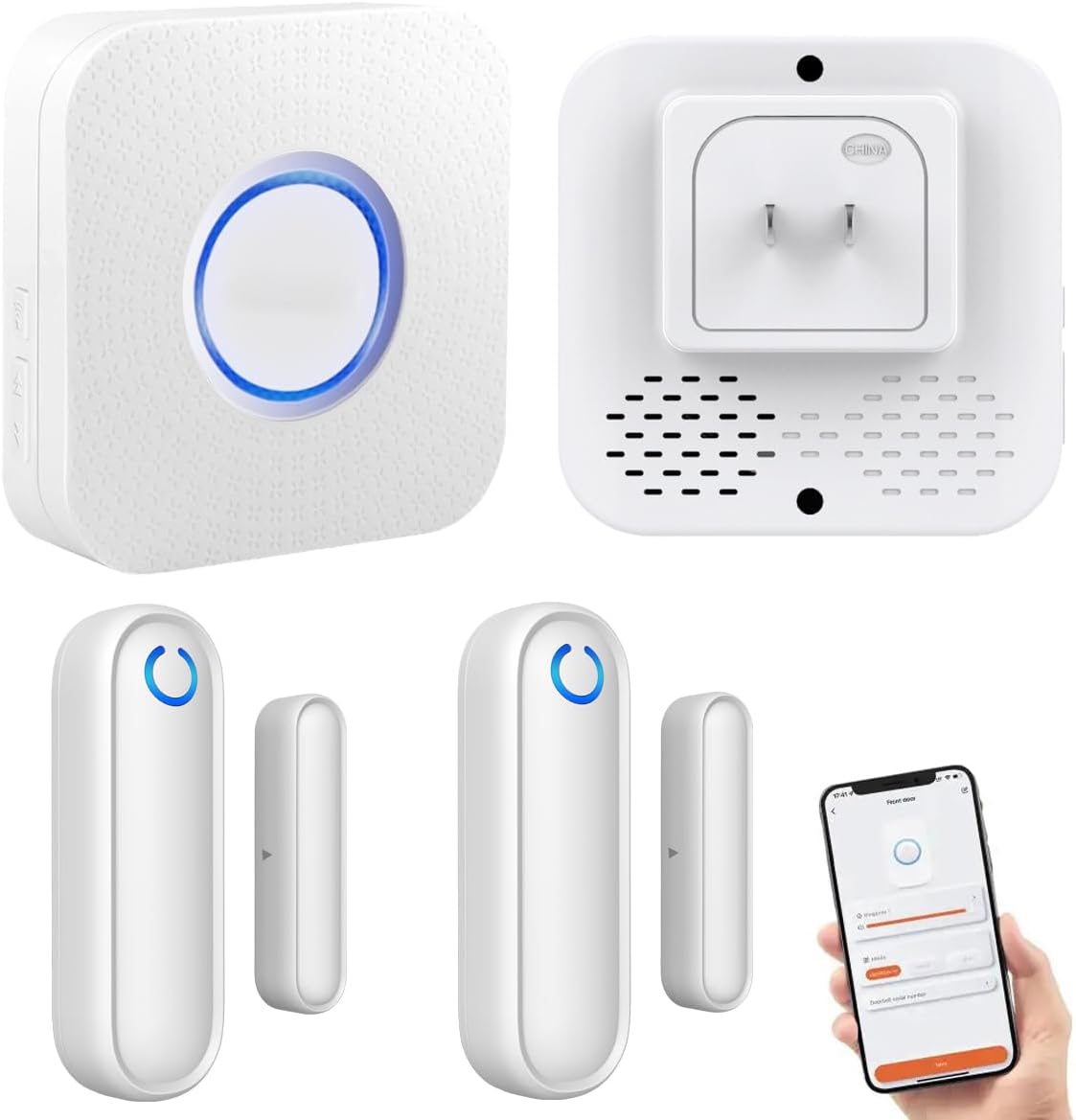 Amazon.com: YisTech Portable Caregiver Pager Door Alarms for Dementia ...