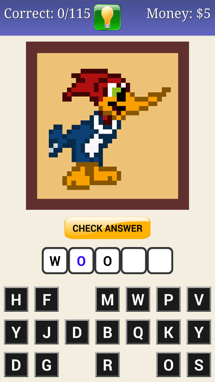 Name The Pixel Cartoon Character Quiz Game - App on Amazon Appstore