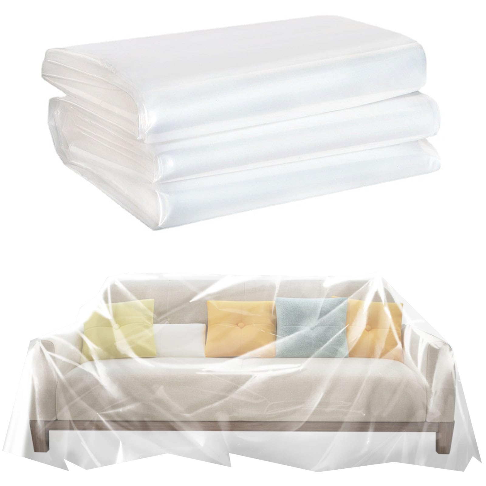 Fitted Clear Plastic Sofa Covers