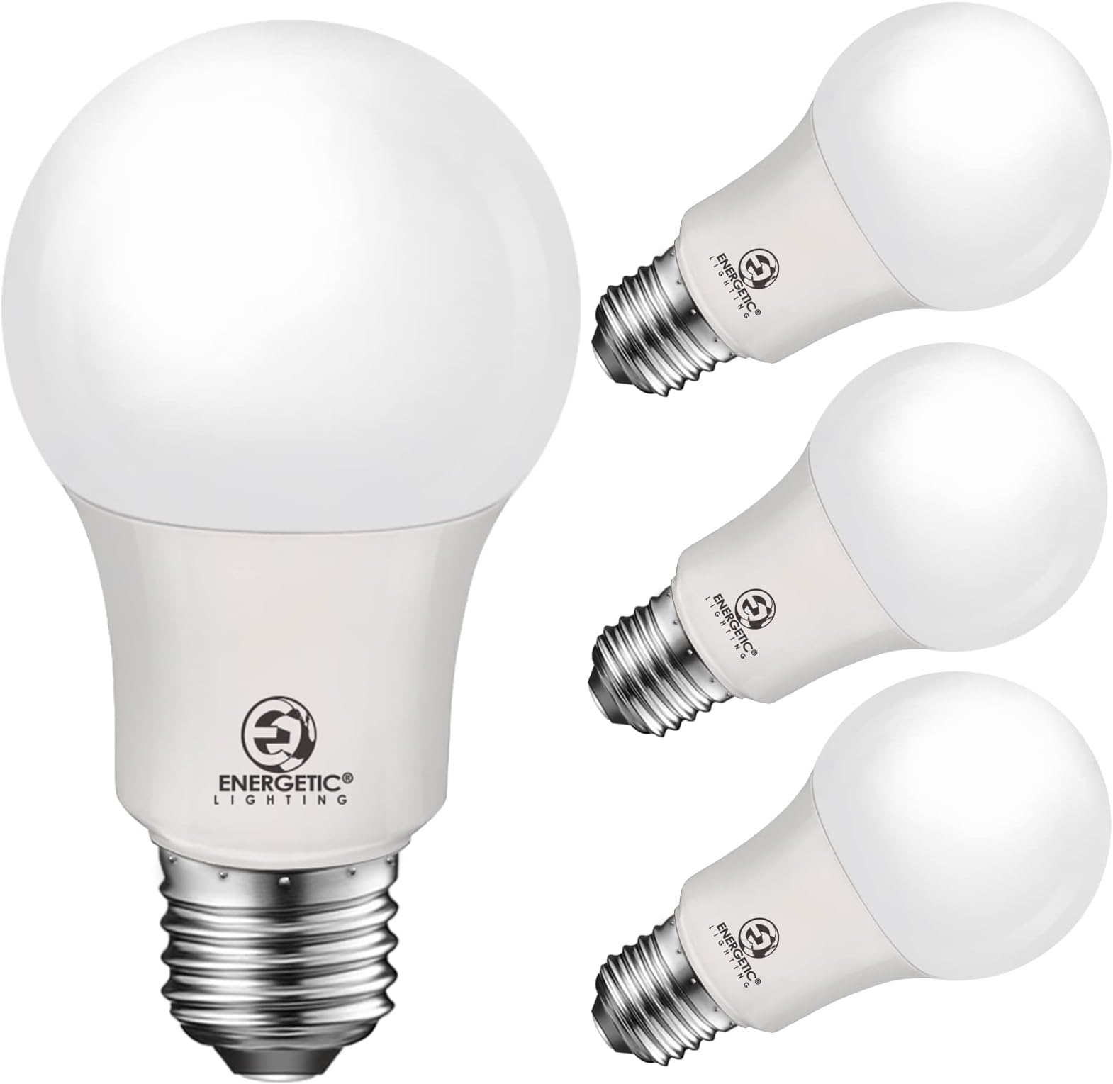 Energetic Lighting 40W Equivalent, A19 LED Light Bulb, 5000K Daylight ...