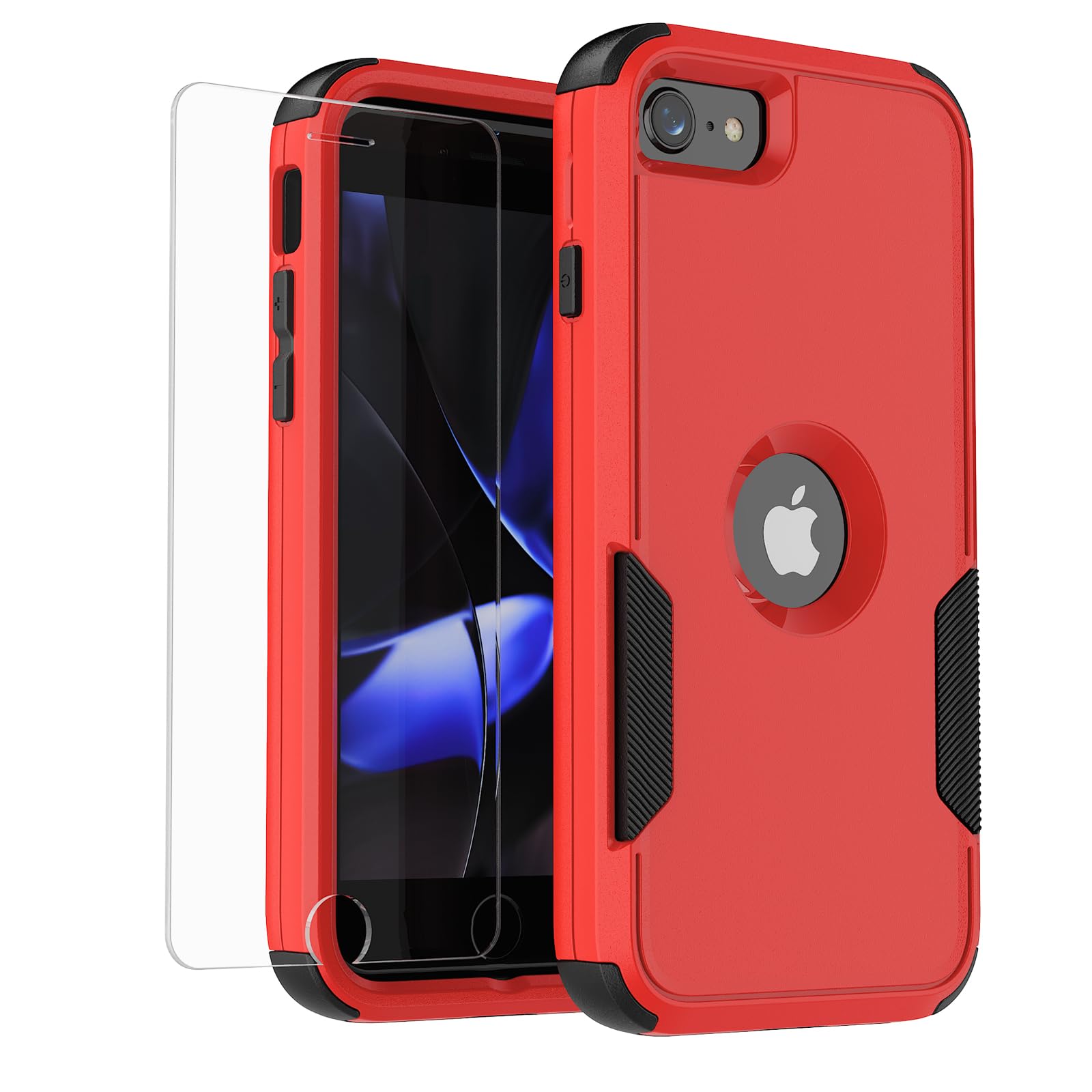 Amazon.com: droperprote for iPhone SE 2022/2020 Case with Screen ...