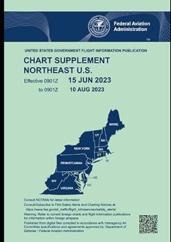 NORTHEAST U.S FAA Chart Supplement Effective 15 JUN 2023 to 10 AUG 2023 ...