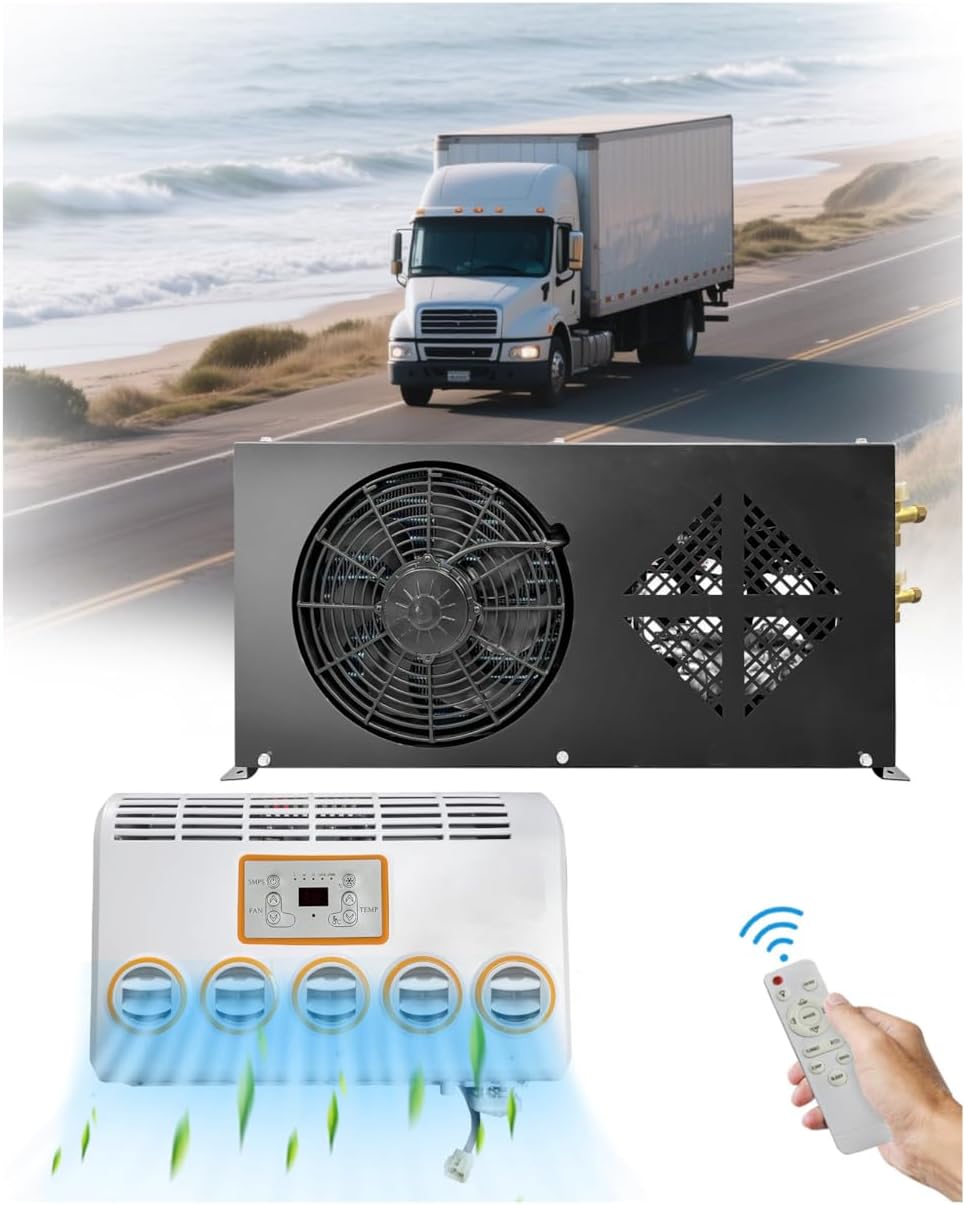 Amazon.com: 12V Truck Air Conditioner, 9500 BTU Fast Cooling Air ...
