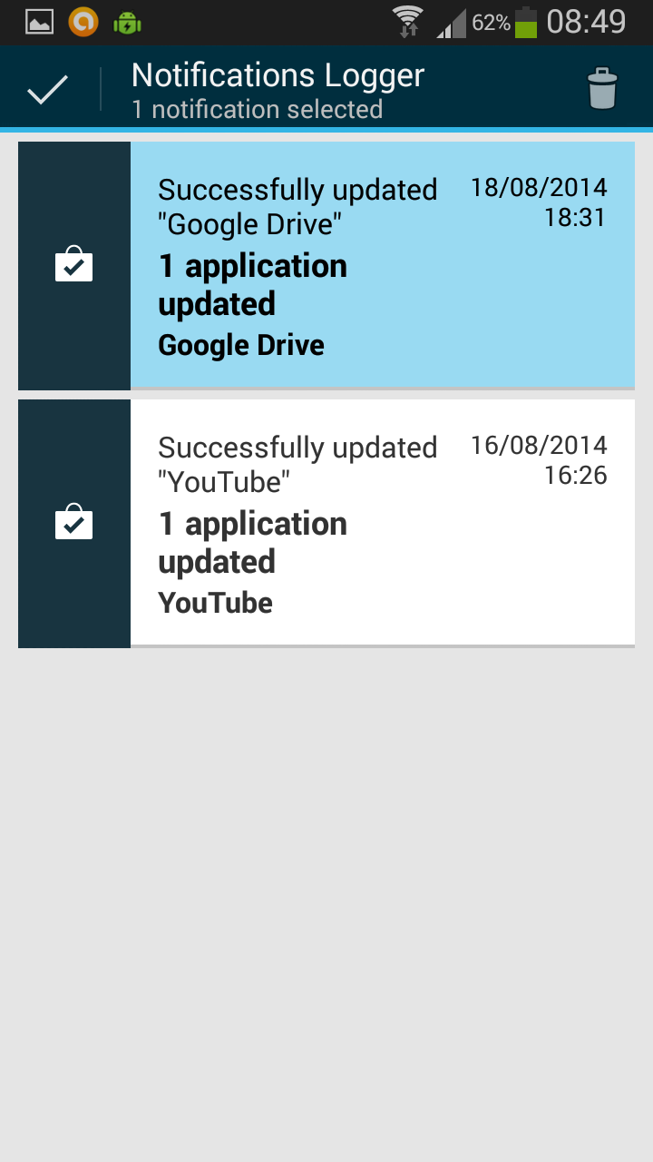 Notifications Logger - Application sur Amazon Appstore