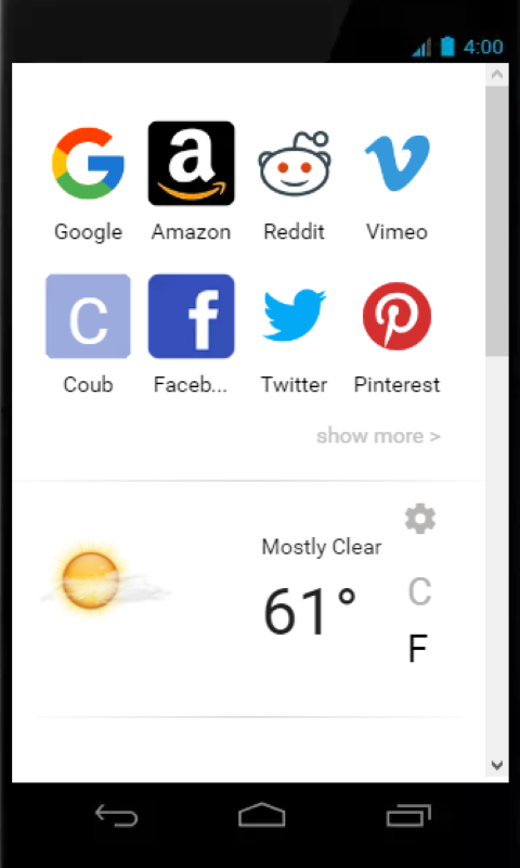 Aplicación Samba Browser en Amazon Appstore