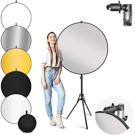Amazon.com : 43 Inch/110 Centimeter Light Reflector 5-in-1 Collapsible ...