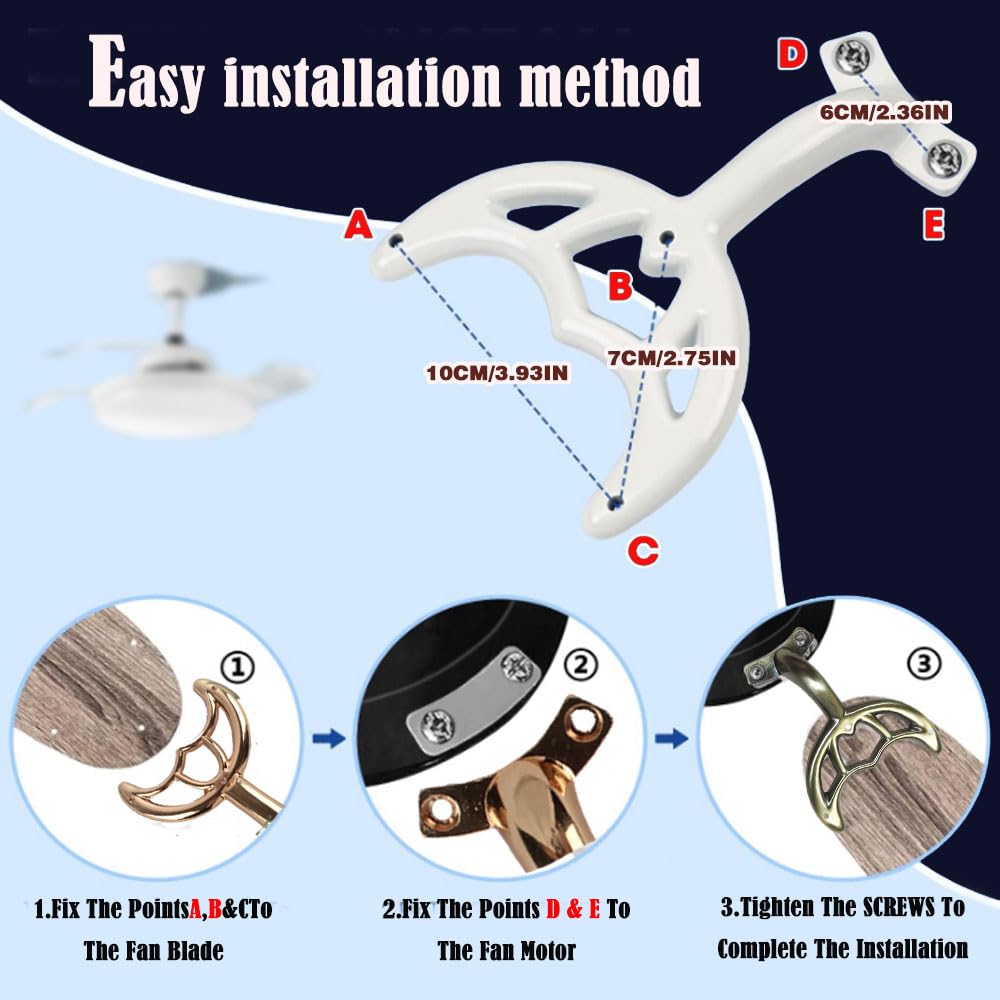 Universal Ceiling Fan Blade Brackets Uonlytech Fan Blades Arm Ceiling