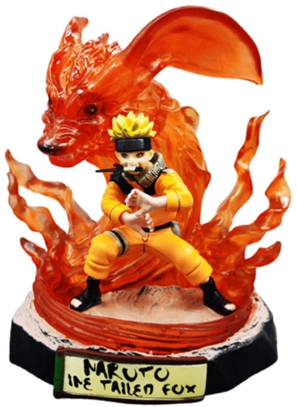 Buy KIJIGHG Naruto Anime Figures Nine Tailed Fox Uzumaki Naruto Model ...