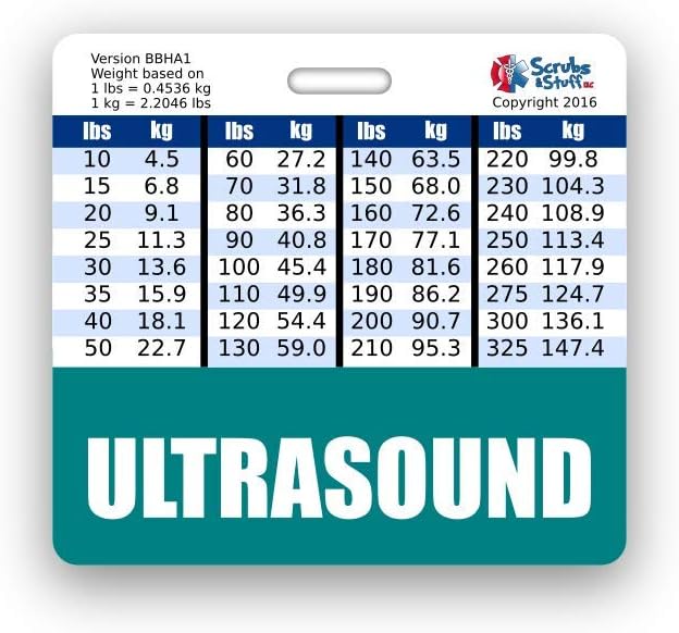Amazon.com : General Ultrasound Badge Guide - Reference Buddy for ...