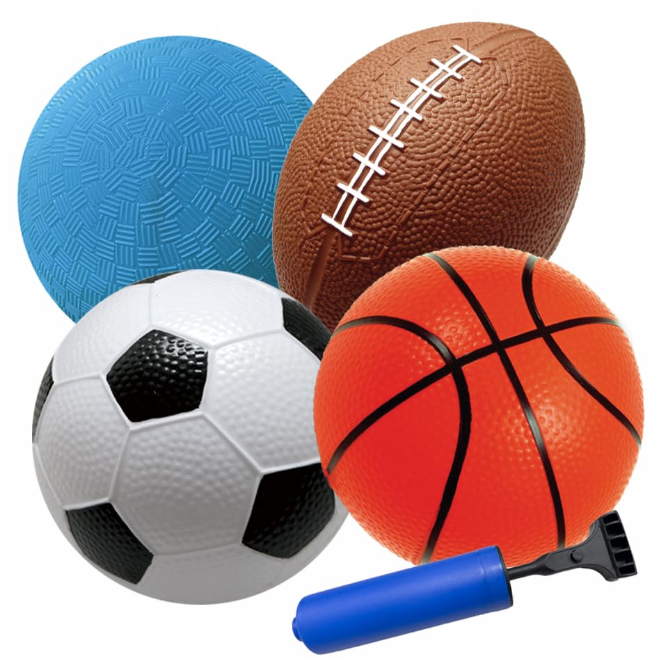 Amazon.com : Generic Amax-4inch Sports Ball Set, Playground Ball ...