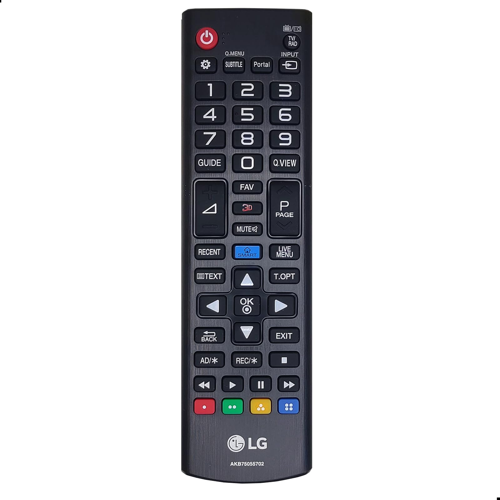 Amazon.com: Lg AKB75055701 Television Remote Control Genuine Original ...