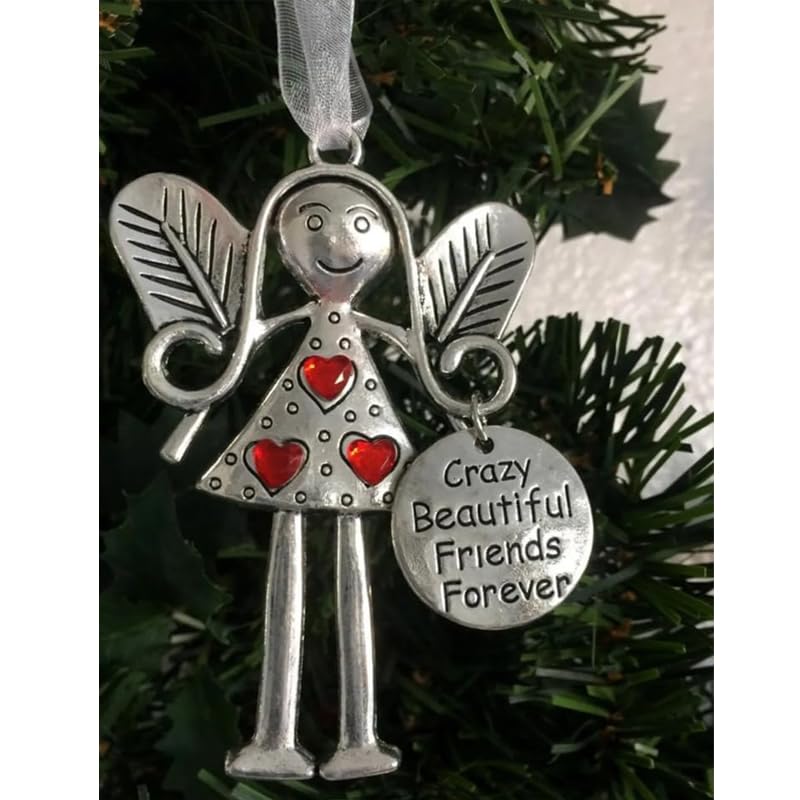 Amazon.com: Beautiful Friends Forever-Angel Ornament,Christmas Angel ...