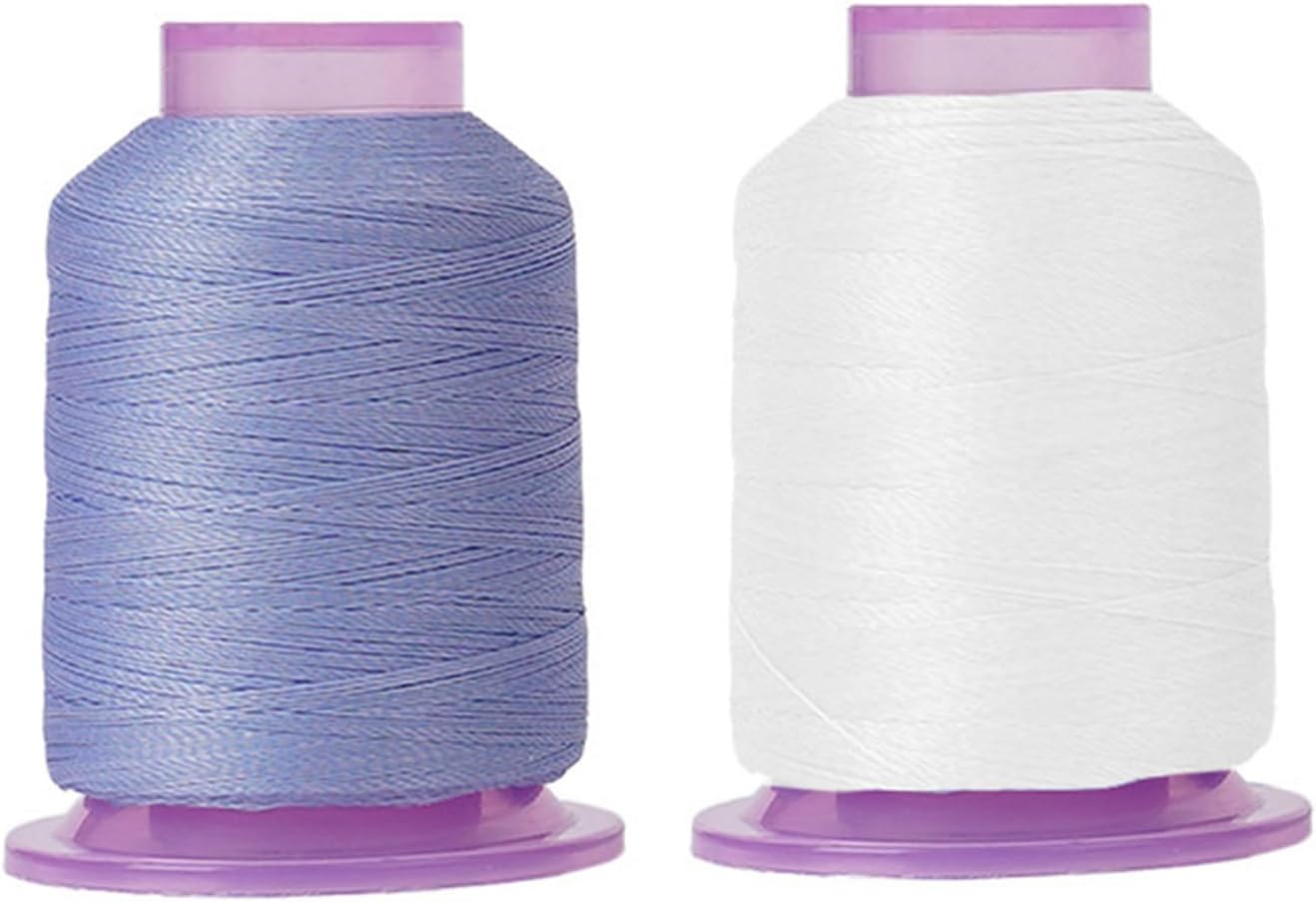 XAGMODSHN 2 Spools Night Glowing Sewing Thread Thermochromic Yarn ...