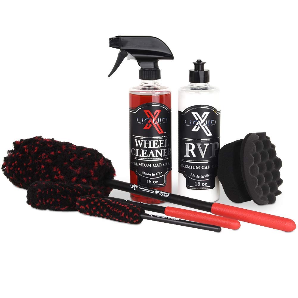 Amazon.com: Liquid X Wheel & Tire Bundle - Wheel Cleaner, R.V.P. Wheel ...