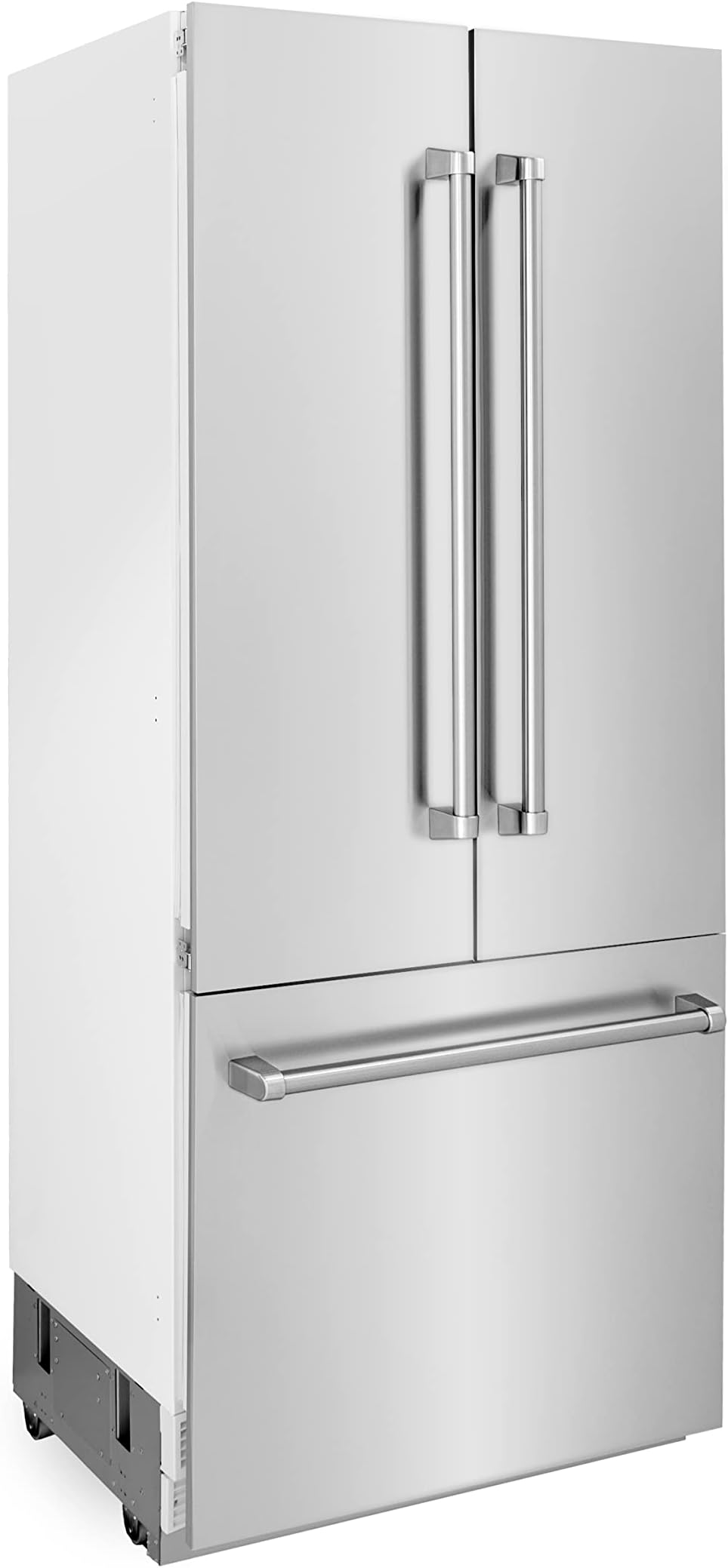 Amazon.com: ZLINE 36 Inches 19.6 Cu. Foot Panel Ready French Door Built ...