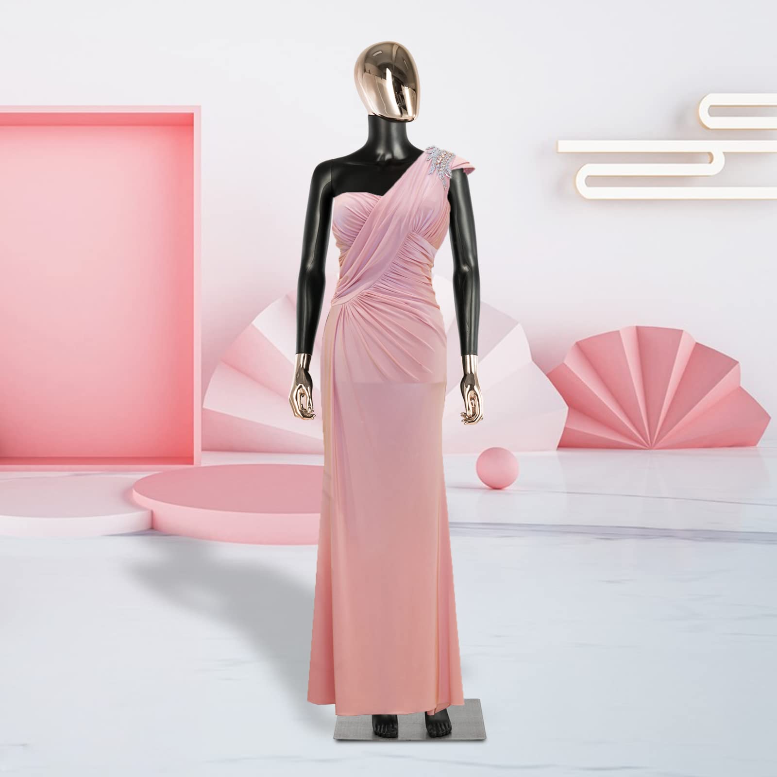 Amazon.com: Female Mannequin Full Body Black- 70'' Mannequin Dress Form ...