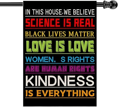 Amazon.com : Anley Fly Breeze 3x5 Foot in This House We Believe Flag ...