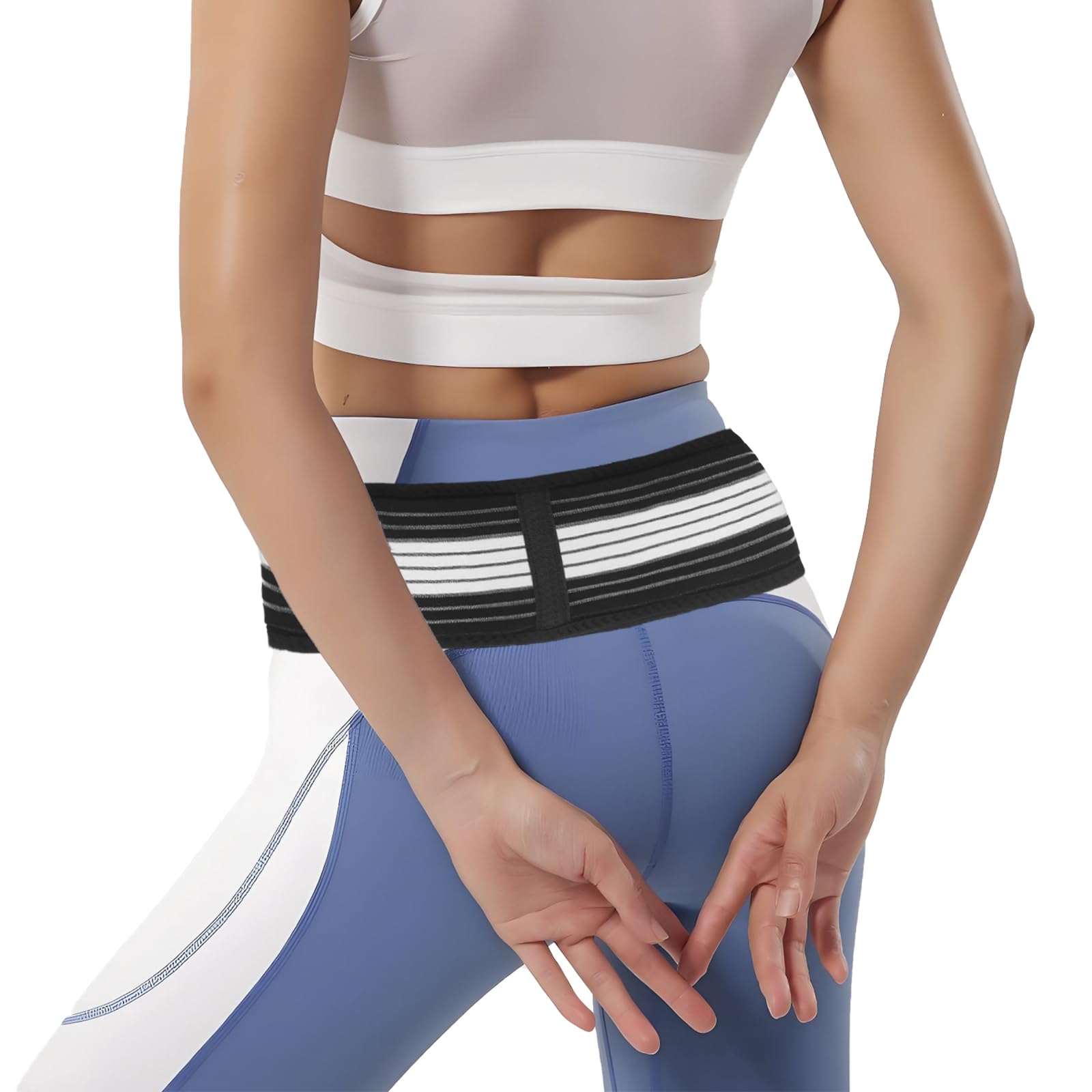 Amazon.com: Sacroiliac SI Joint Hip Belt - Lower Back Support Brace For ...